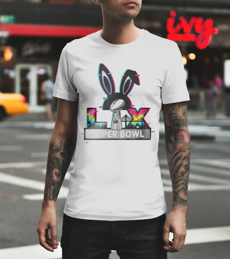 Bad Bunny LVI Super Bowl NFL Halftime Show LAX Stadium T-Shirt