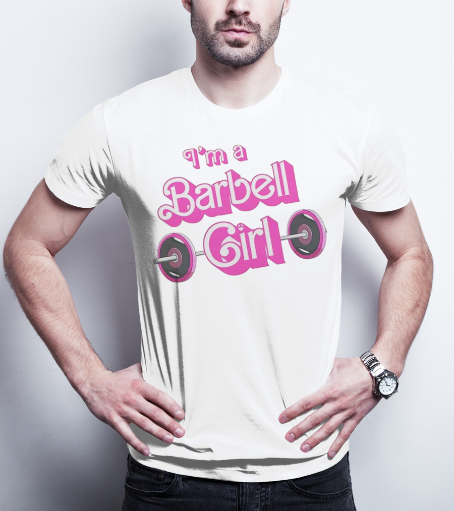 I’m A Barbell Girl Gym Enthusiast With Weightlifting Passion T-Shirt