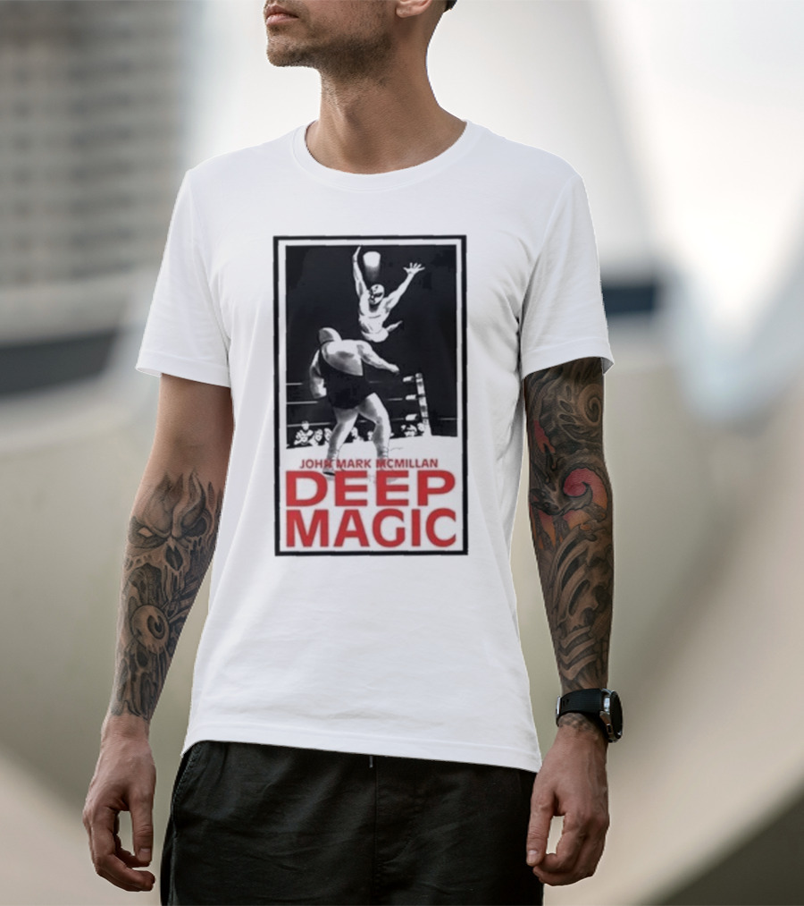 John Mark McMillan Deep Magic Wrestling Illustration T-Shirt