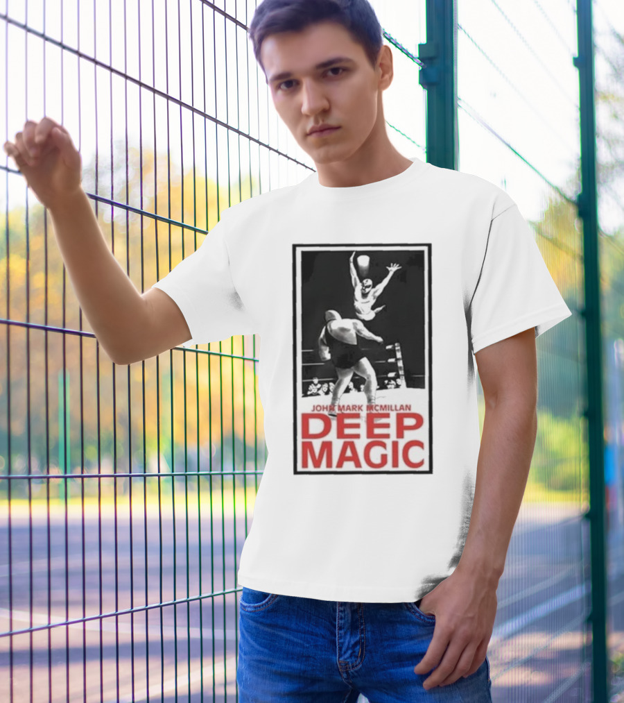 John Mark McMillan Deep Magic Wrestling Illustration T-Shirt