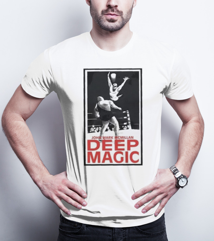 John Mark McMillan Deep Magic Wrestling Illustration T-Shirt