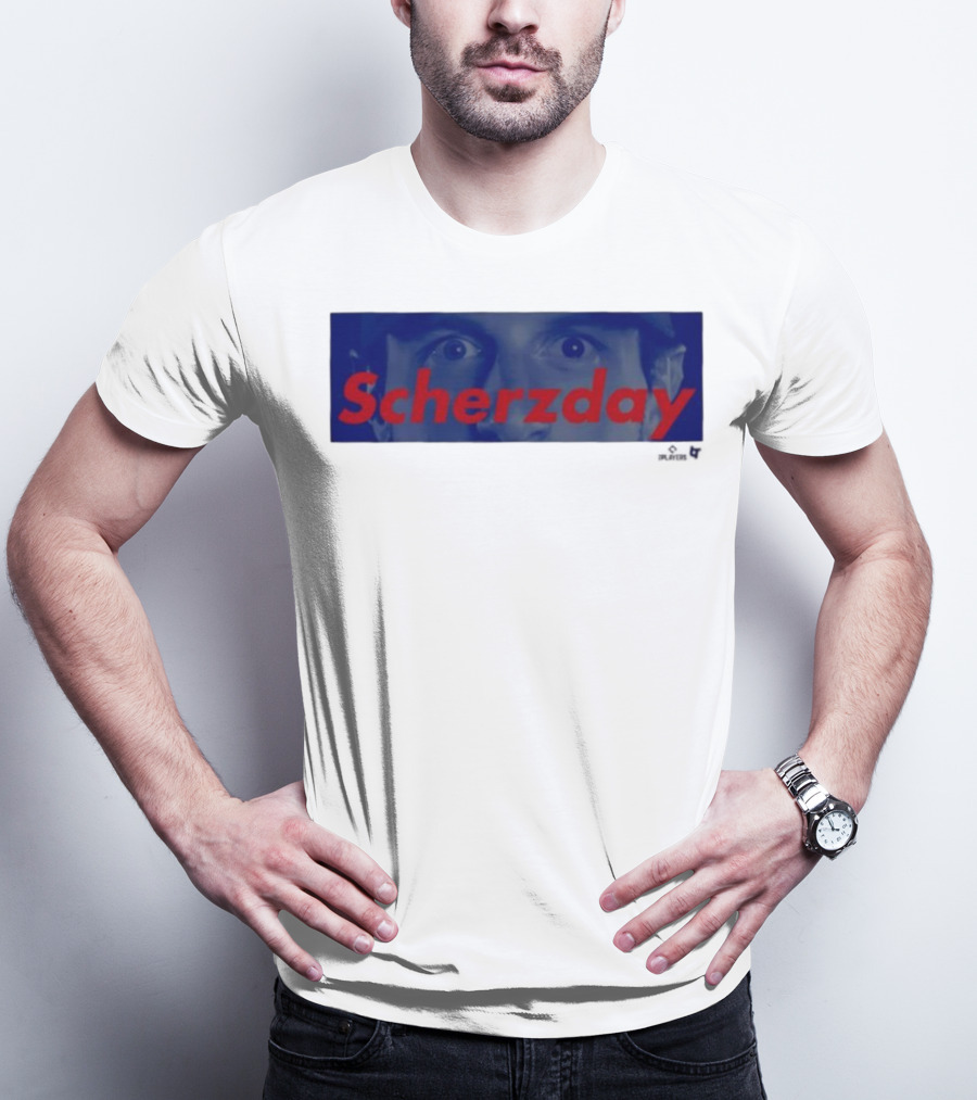 Max Scherzer Scherzday Eyes Toronto Blue Jays T-Shirt