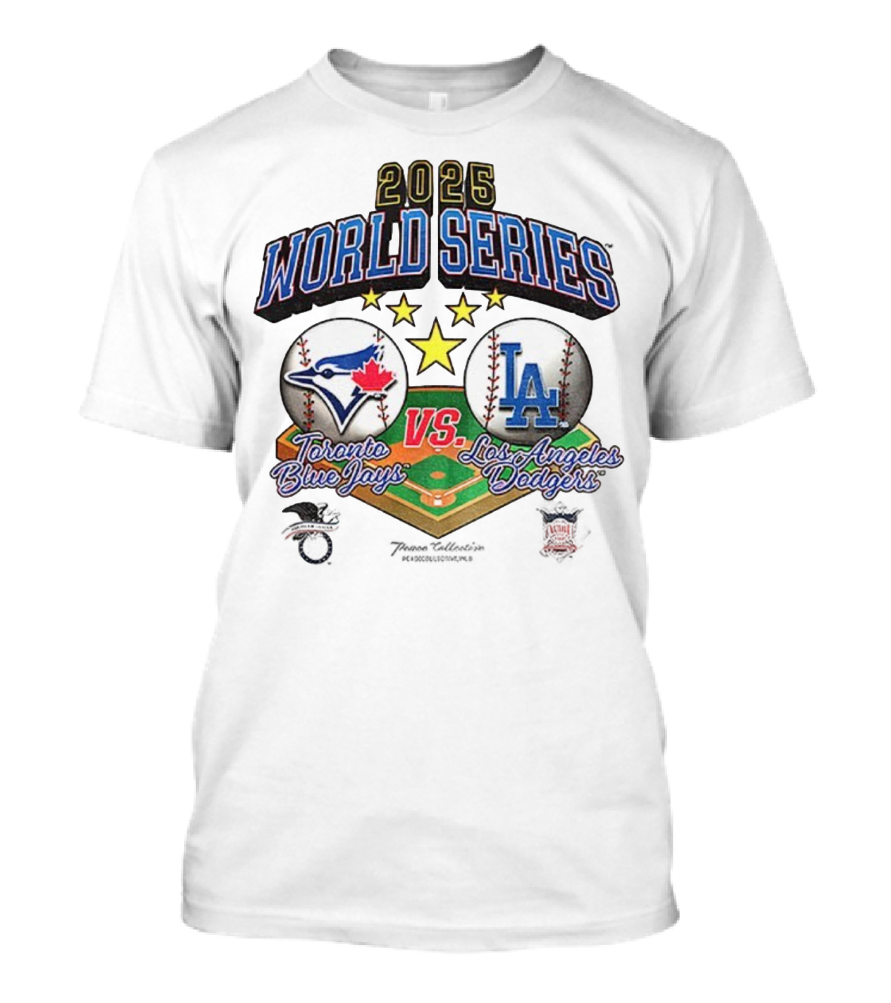 2025 World Series Toronto Blue Jays Vs Los Angeles Dodgers T-Shirt