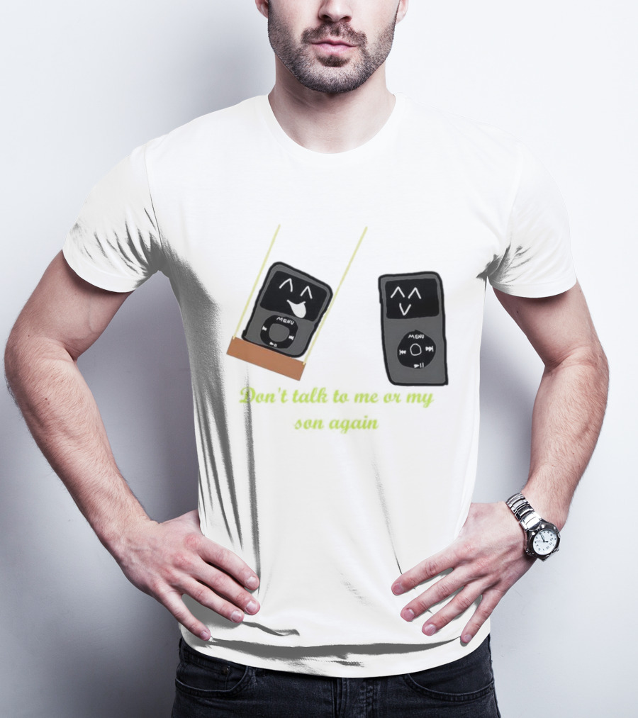 Don’t Talk To Me Or My IPod Again Cute Drawing T-Shirt