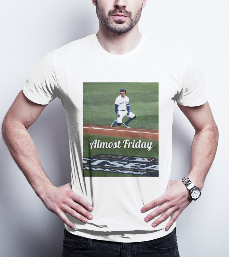Almost Friday George Springer Jump Toronto Blue Jays Baseball Playoffs T-Shirt
