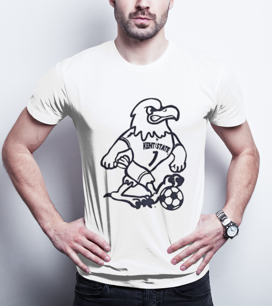 Kent State Eagle Soccer Mascot T-Shirt