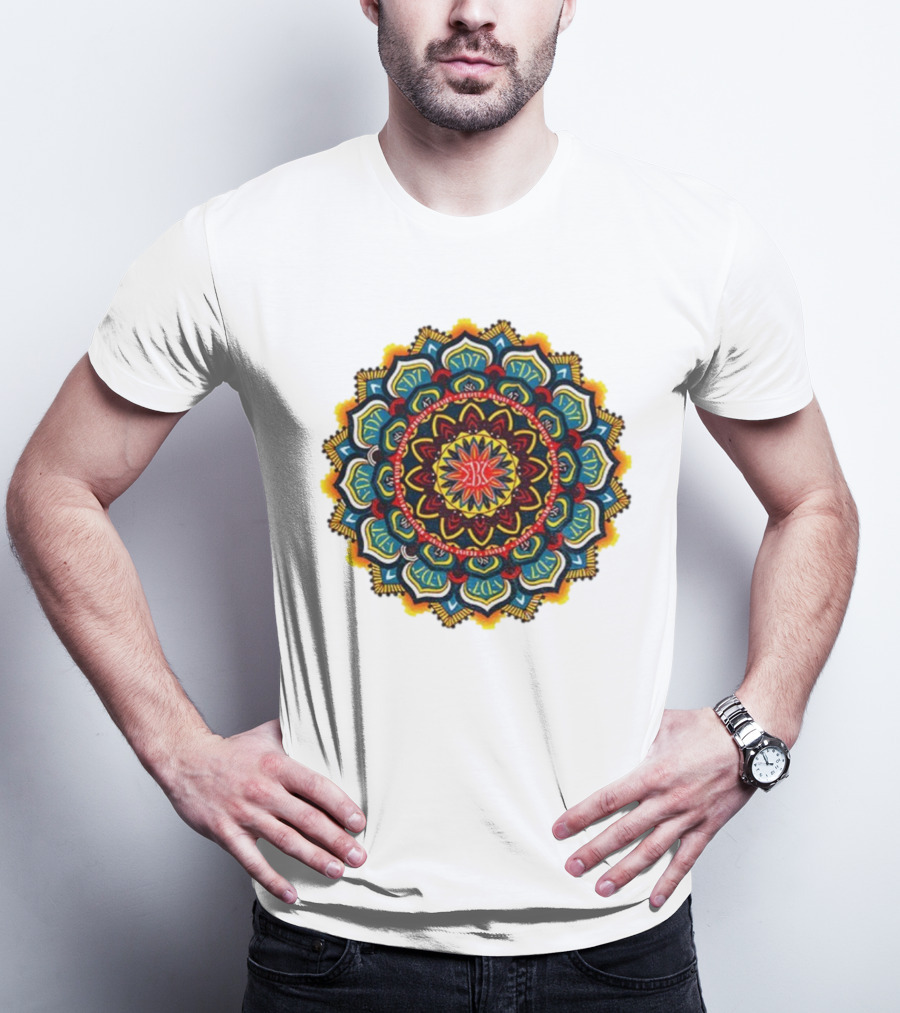 Mandala FDT Anti Trump Feminist Flower Pattern T-Shirt