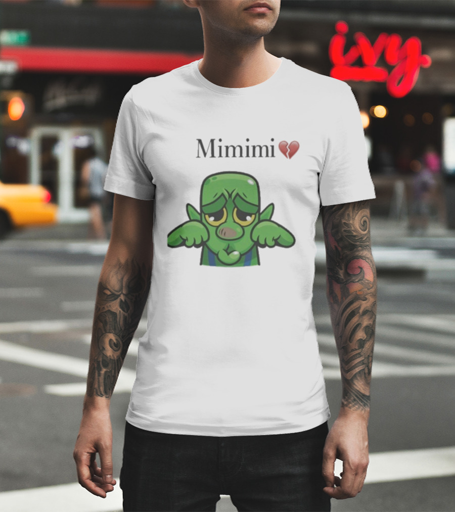 Mimimi Heartbroken Goblin Clash Royale Emojis T-Shirt