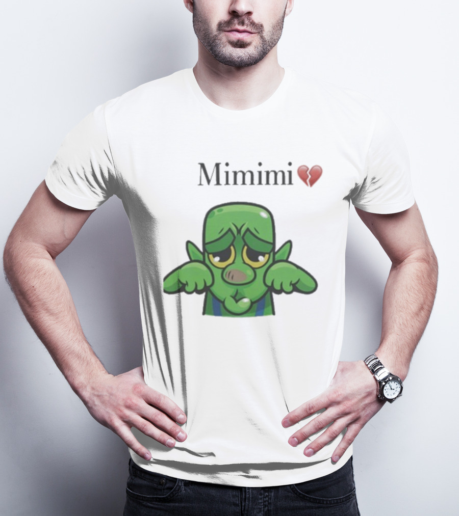 Mimimi Heartbroken Goblin Clash Royale Emojis T-Shirt