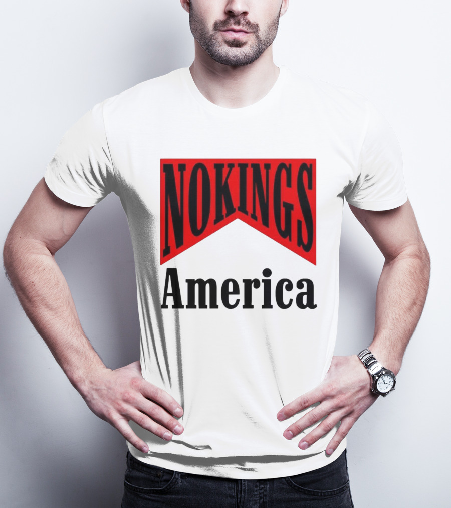 NOKINGS America Medicine Packaging Sarcastic Fashion T-Shirt