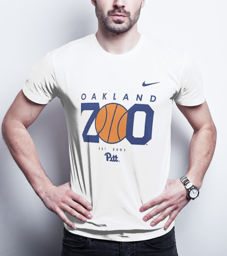 Pitt Oakland Zoo Basketball 2025 Est 2001 Nike T-Shirt