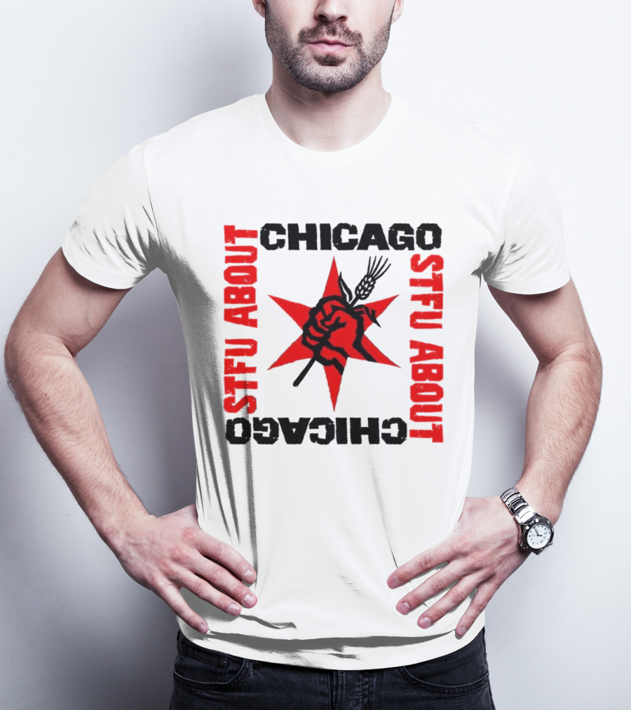 STFU About Chicago Revolution Brewery Star Red Fist T-Shirt