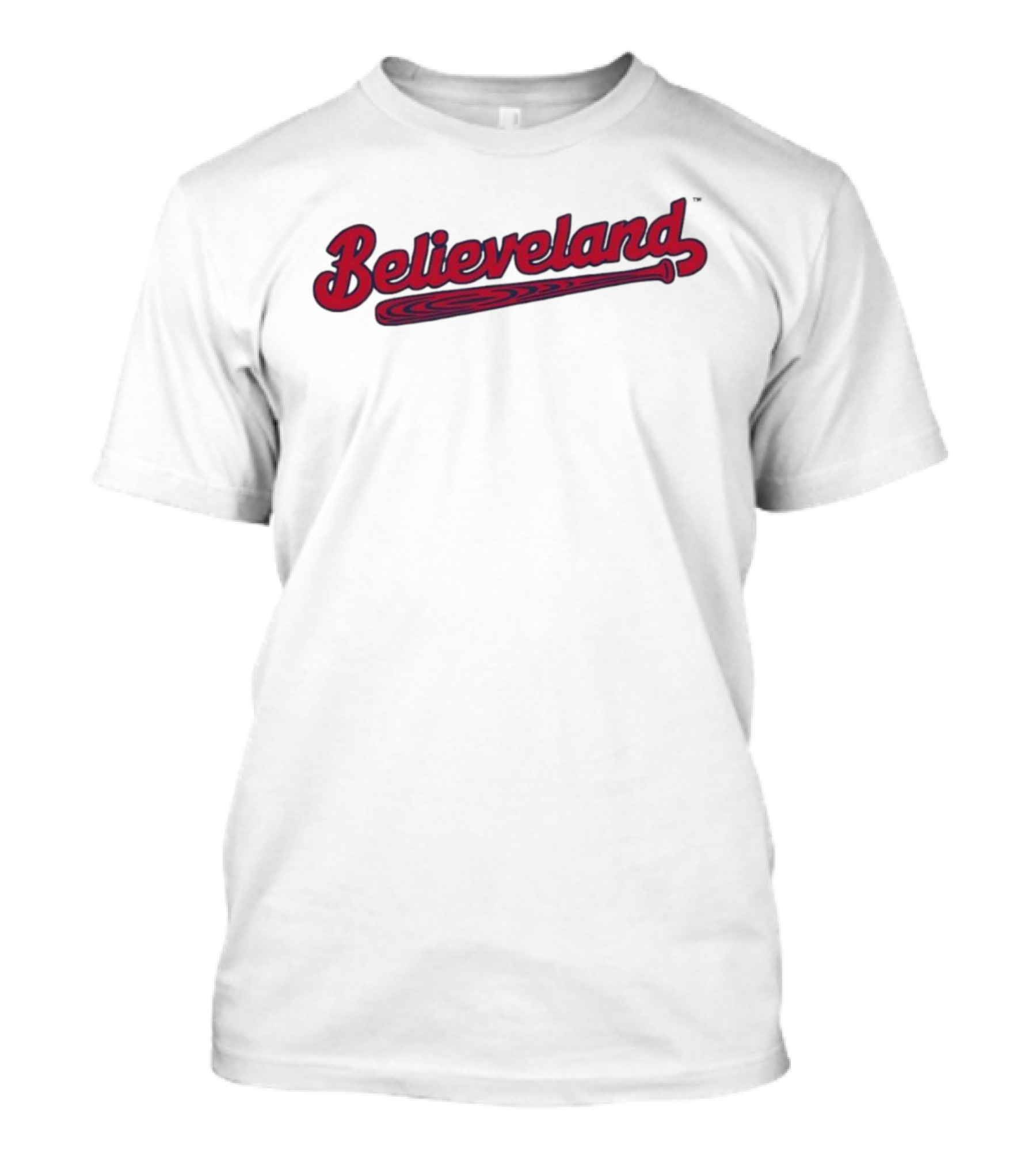 Believeland Baseball Bat Script Retro Theme T-Shirt