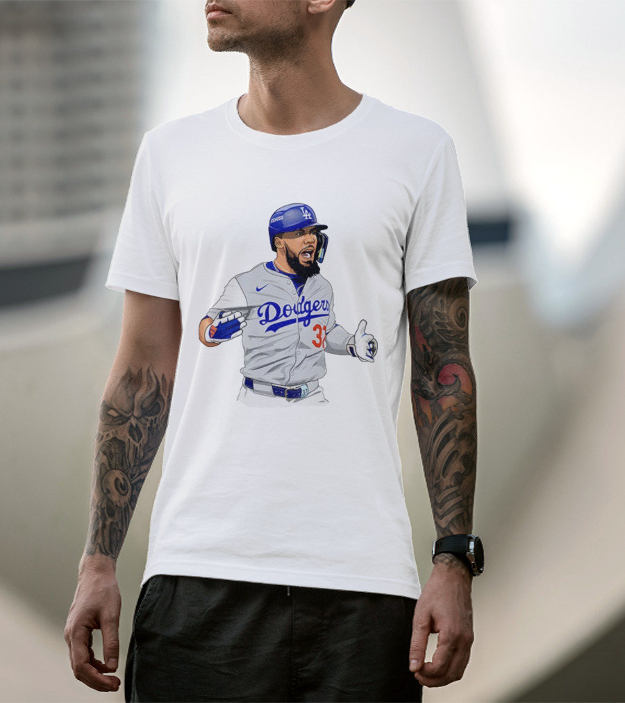 Dodgers Teoscar Hernández Baseball Los Angeles Signature Edition T-Shirt