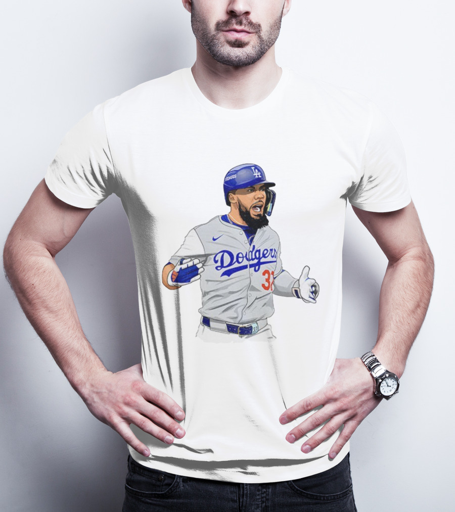 Dodgers Teoscar Hernández Baseball Los Angeles Signature Edition T-Shirt