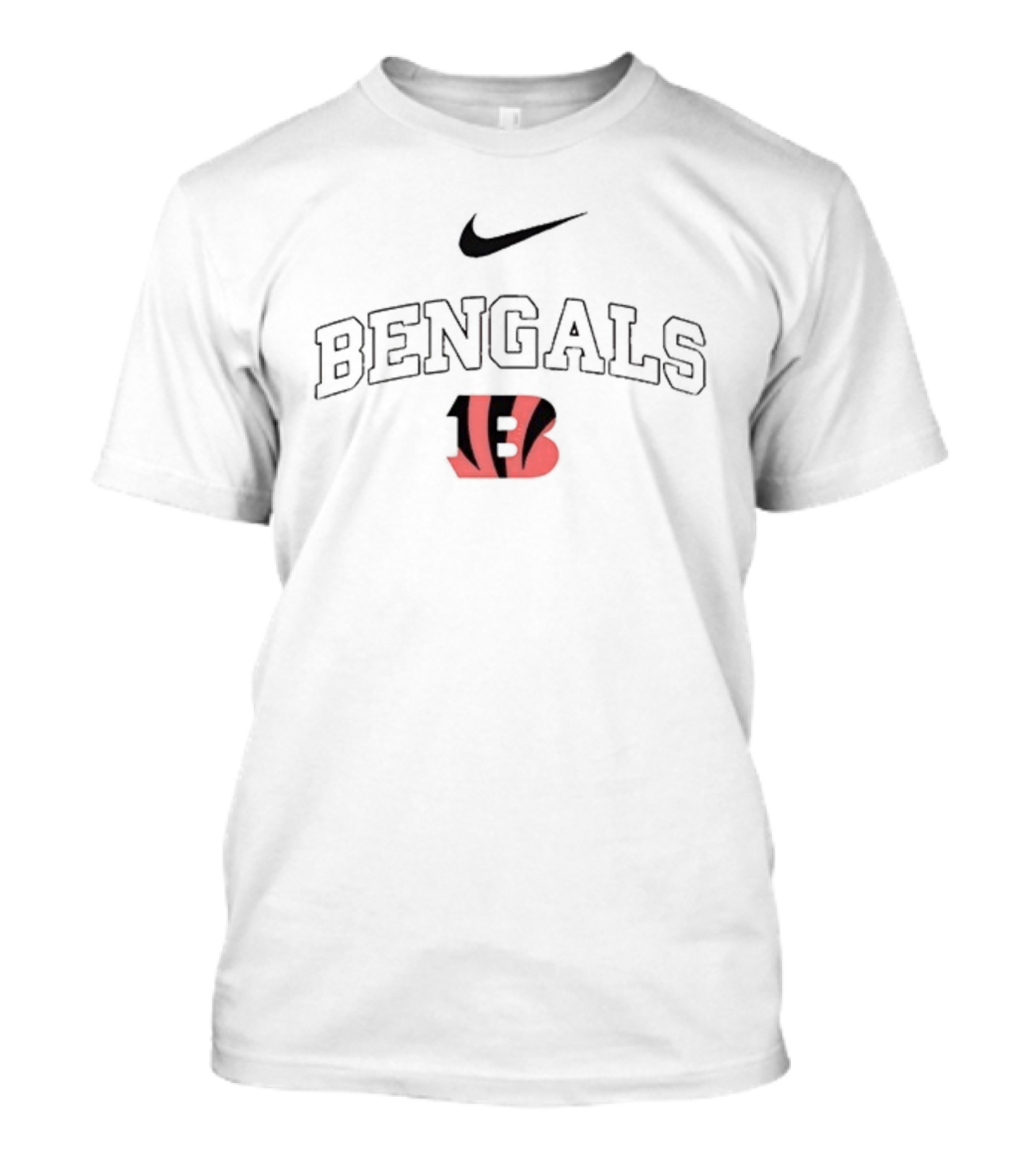 Cincinnati Bengals Nike 2025 Who Dey B Logo T-Shirt