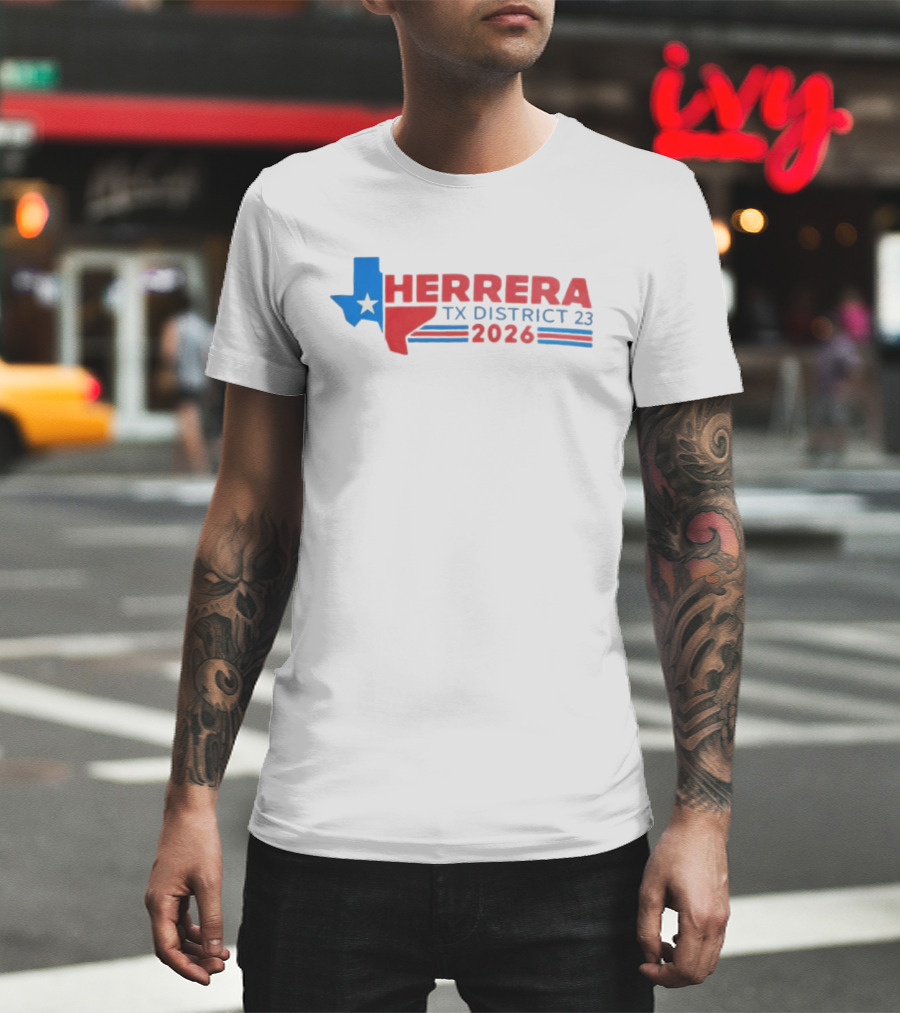 Herrera TX District 23 2026 Texas State Star T-Shirt