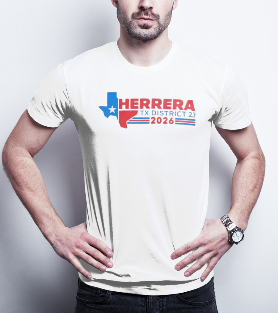 Herrera TX District 23 2026 Texas State Star T-Shirt