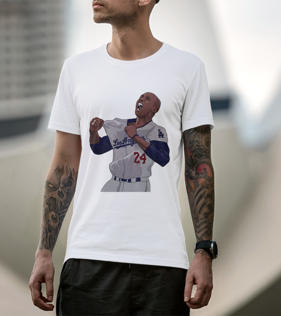 Los Angeles Mamba 24 Dodgers Iconic Tribute T-Shirt
