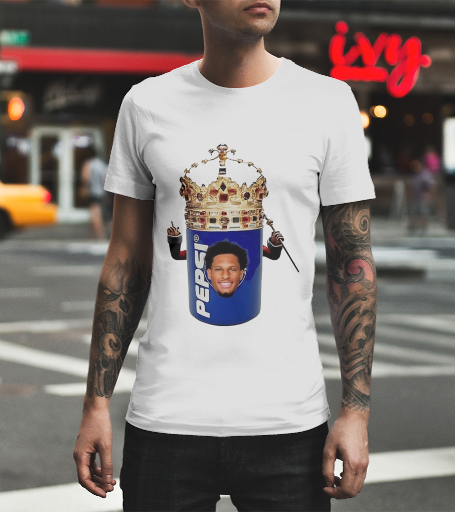 Oronde Gadsden Pepsi Crown Los Angeles Chargers King Parody T-Shirt