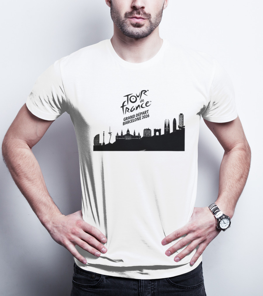 Tour De France Grand Depart Barcelone 2026 Skyline T-Shirt
