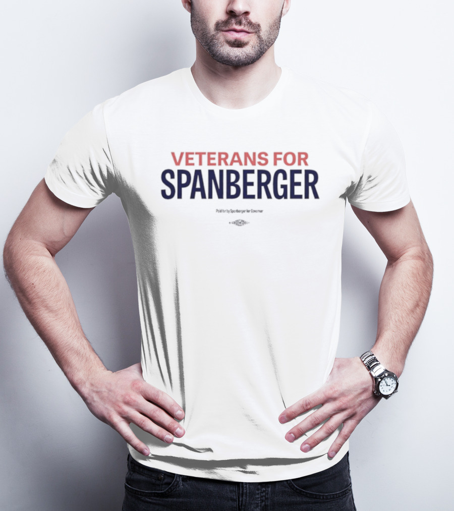 Veterans For Spanberger Paid For By Spanberger For Congress T-Shirt