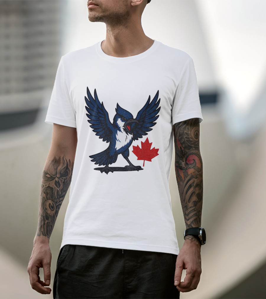 Toronto Blue Jays Canadian Blue Jay Go Jays Maple Leaf T-Shirt