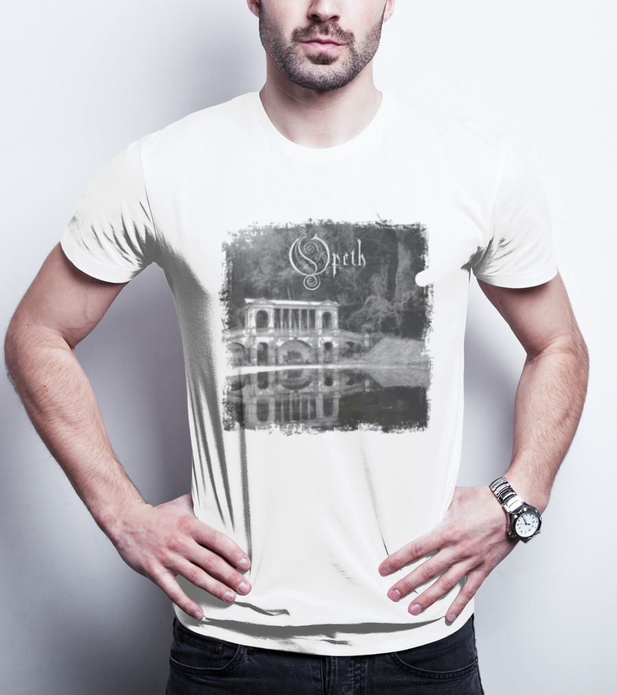 Opeth Morningrise Album Cover Art With Band Logo T-Shirt