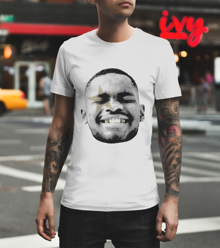 Santan Dave Star Face Grin Icon Gold Teeth T-Shirt