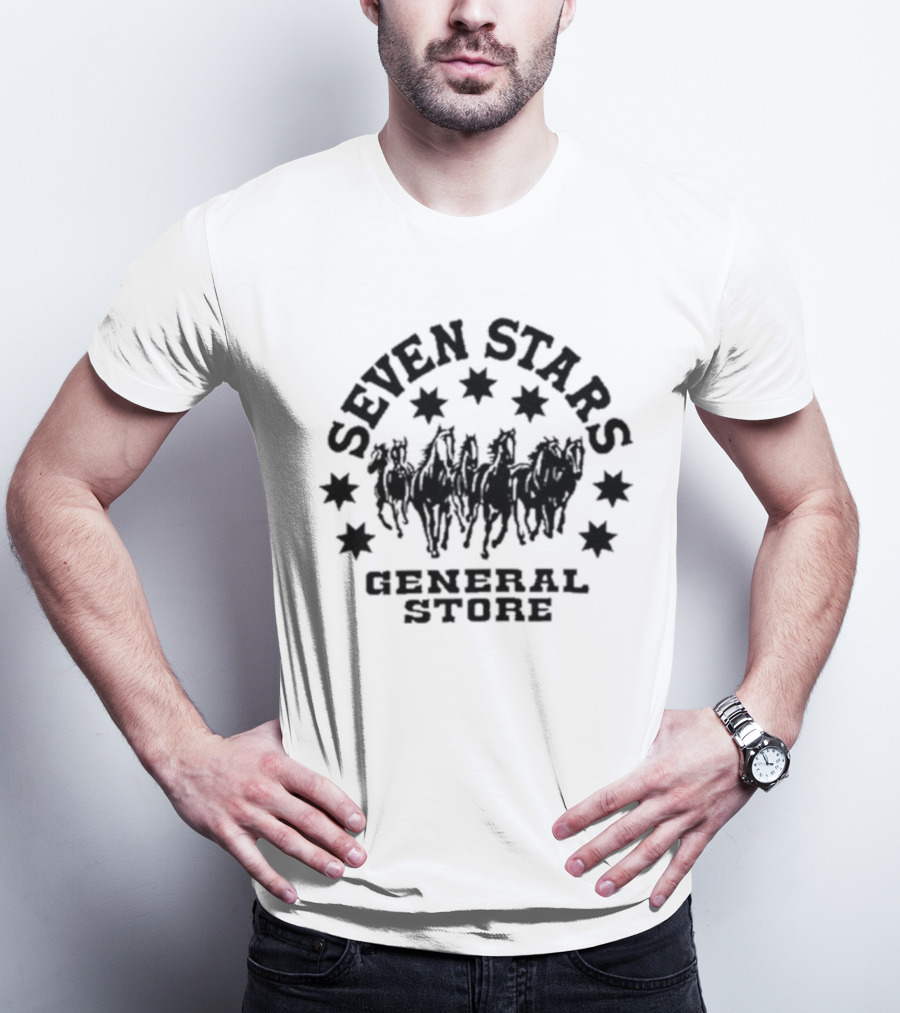 Seven Stars General Festival All Day All Night Dancing Cowboys T-Shirt