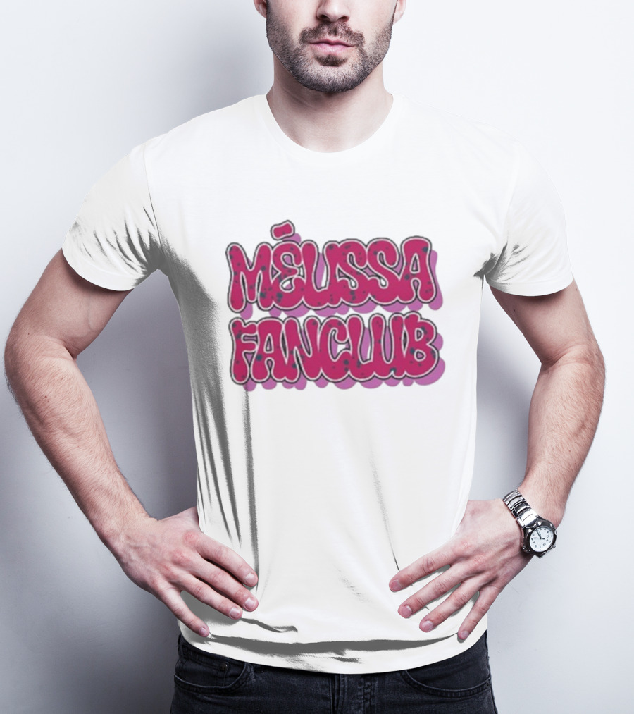 Melissa Fanclub Star Academy Plum Bubble Letters T-Shirt