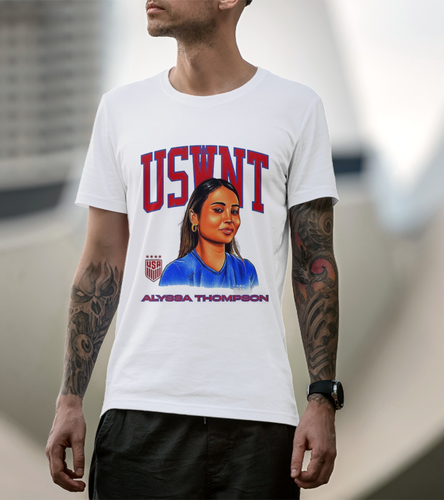 USWNT Alyssa Thompson United States Soccer Team T-Shirt