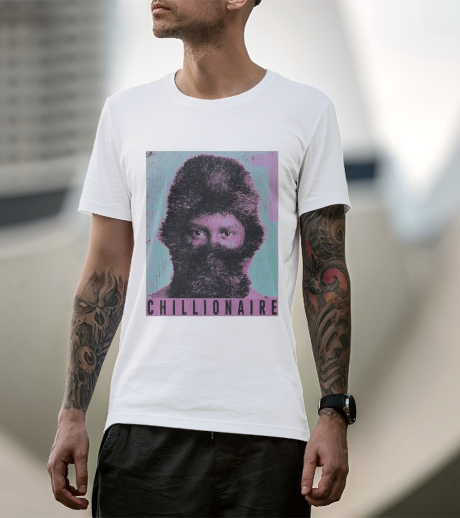 Benny Chill Chillionaire Furry Winter Hat Retro Style T-Shirt