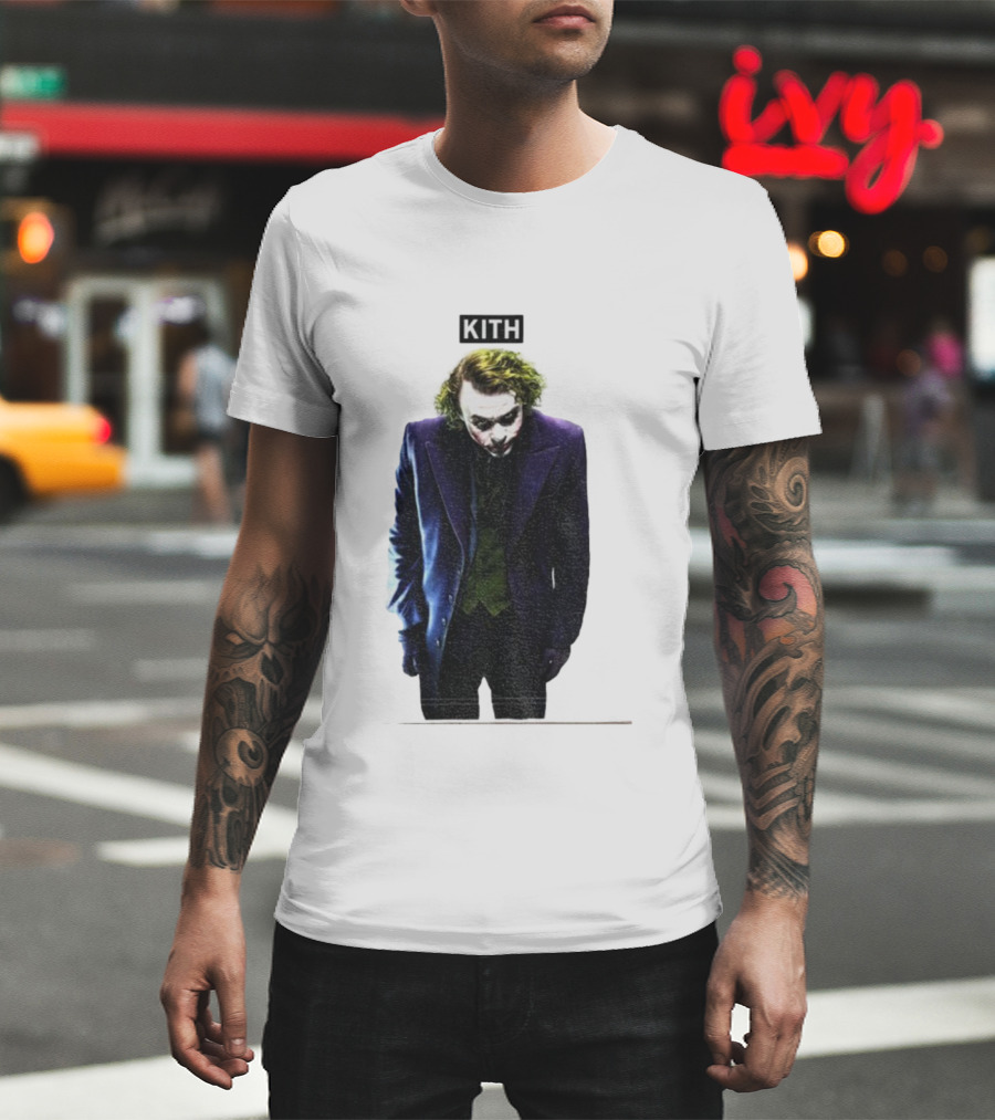 Dodgers Batman Kith Joker Collaboration T-Shirt