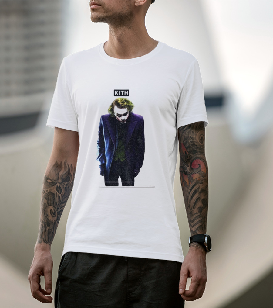 Dodgers Batman Kith Joker Collaboration T-Shirt