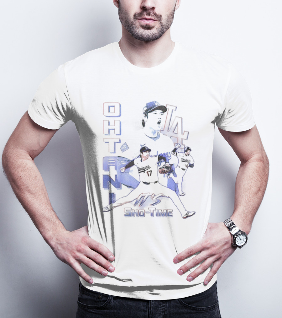 Shohei Ohtani 17 LA Dodgers Sho Time Baseball T-Shirt