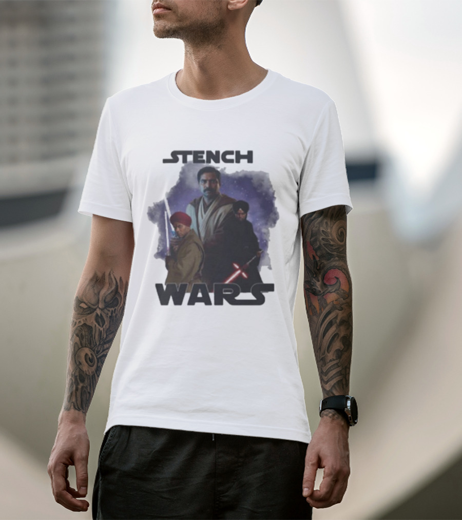 Stench Wars Star Wars Jedi And Sith Lightsaber Battle T-Shirt