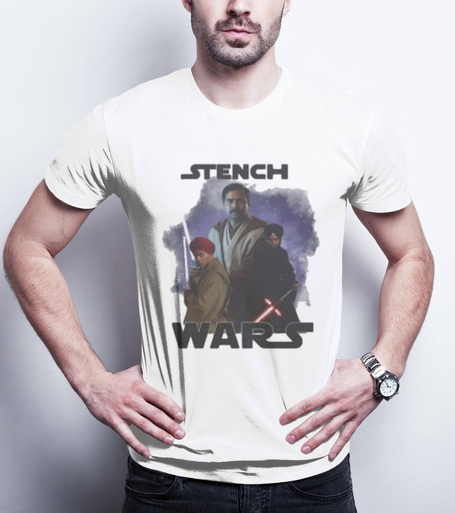 Stench Wars Star Wars Jedi And Sith Lightsaber Battle T-Shirt