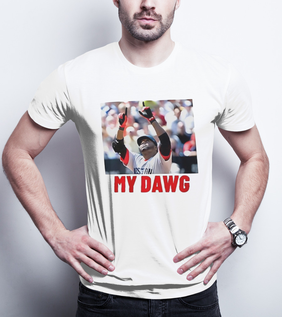 Vladimir Guerrero Jr. David Ortiz My Dawg Toronto Blue Jays Boston Red Sox 2025 T-Shirt