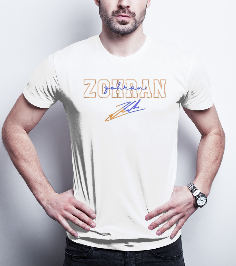 ZOHRAN Mamdani NYC’s First Muslim Mayor Signature T-Shirt