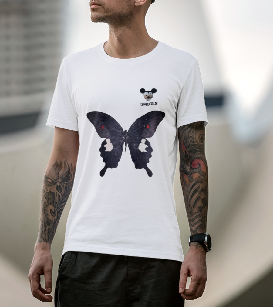 Cold Dead Butterfly Mouse Skull T-Shirt
