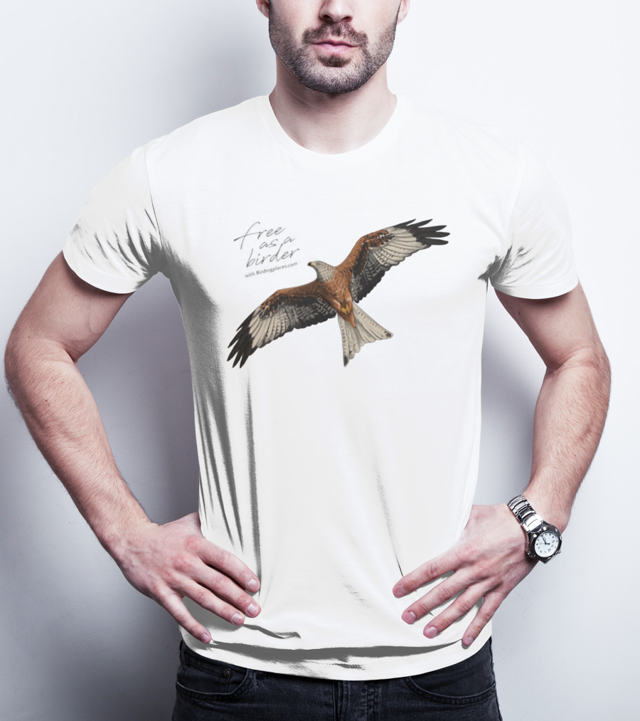 Eagle Free As A Birder Majestic Flight T-Shirt