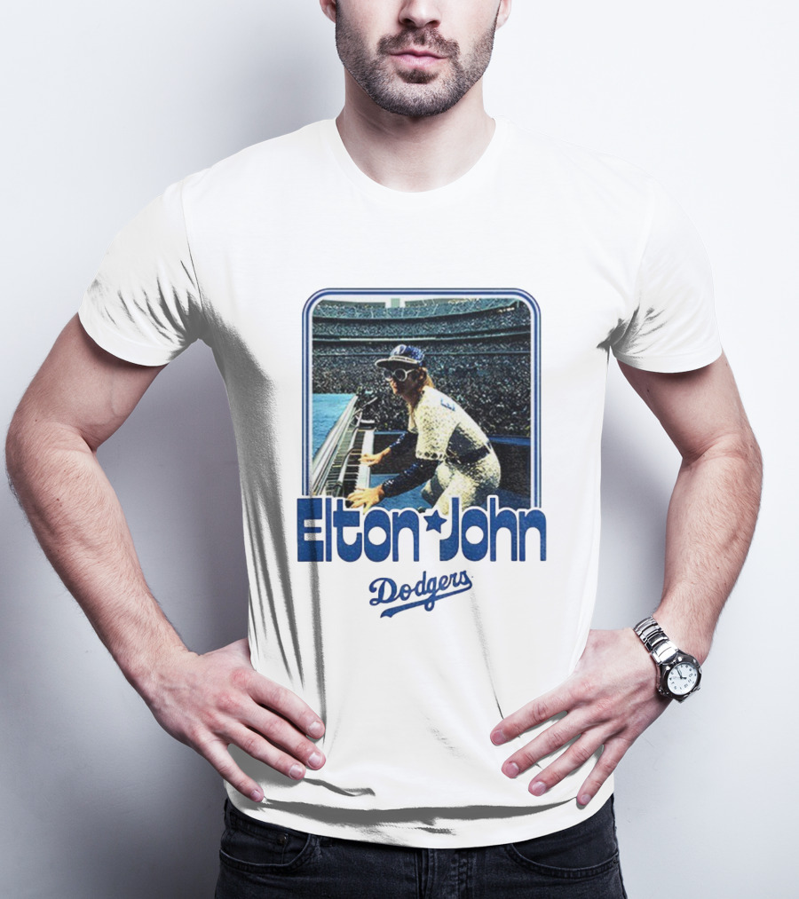 Elton John Dodgers Stadium Concert MLB Baseball Dodgers T-Shirt
