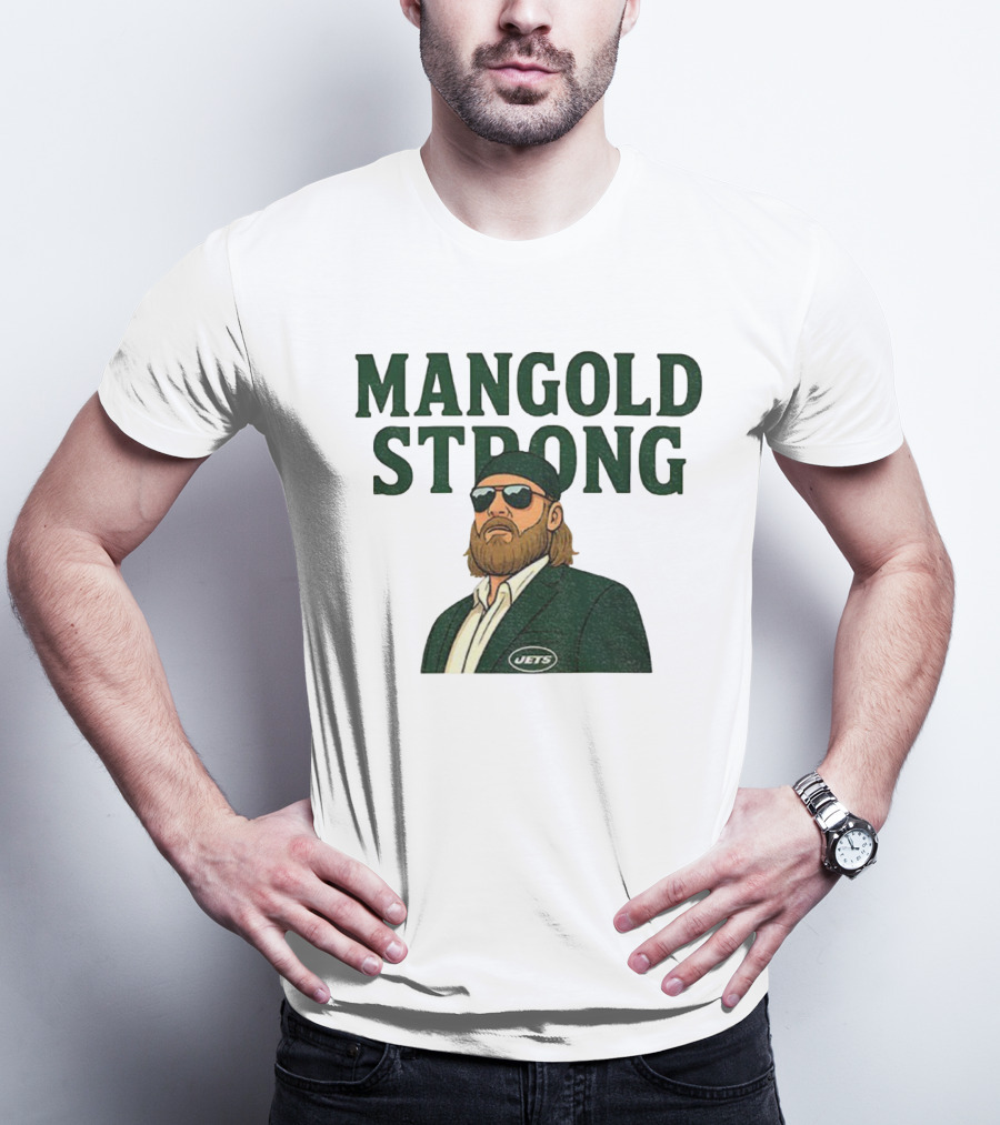 Mangold Strong New York Jets Nick Mangold Tribute T-Shirt
