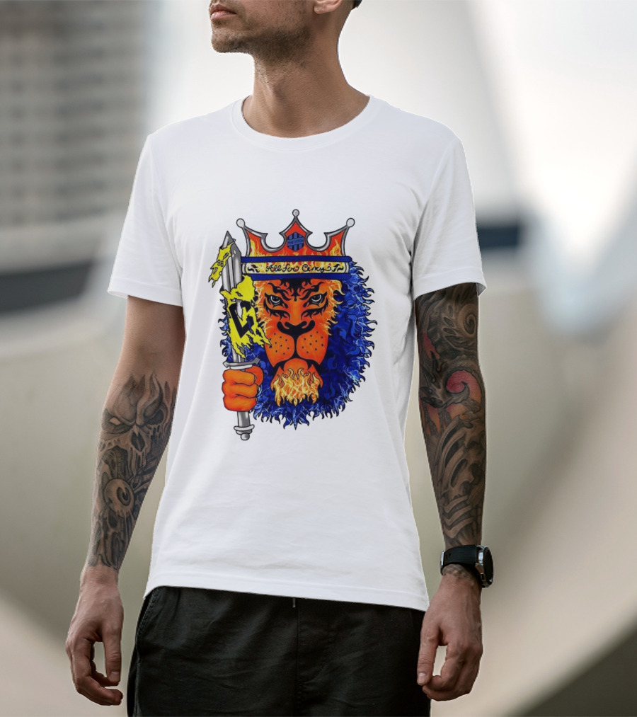 All For Cincy Lion Sword The Pride Crown Flame T-Shirt