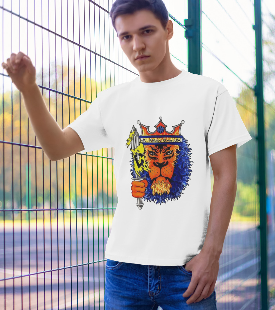 All For Cincy Lion Sword The Pride Crown Flame T-Shirt