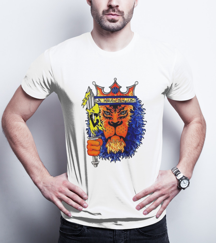 All For Cincy Lion Sword The Pride Crown Flame T-Shirt