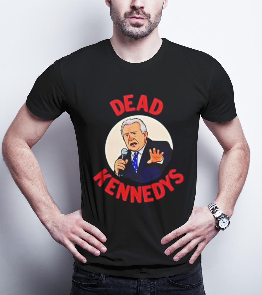 Dead Kennedys Political Parody Microphone Illustration T-Shirt