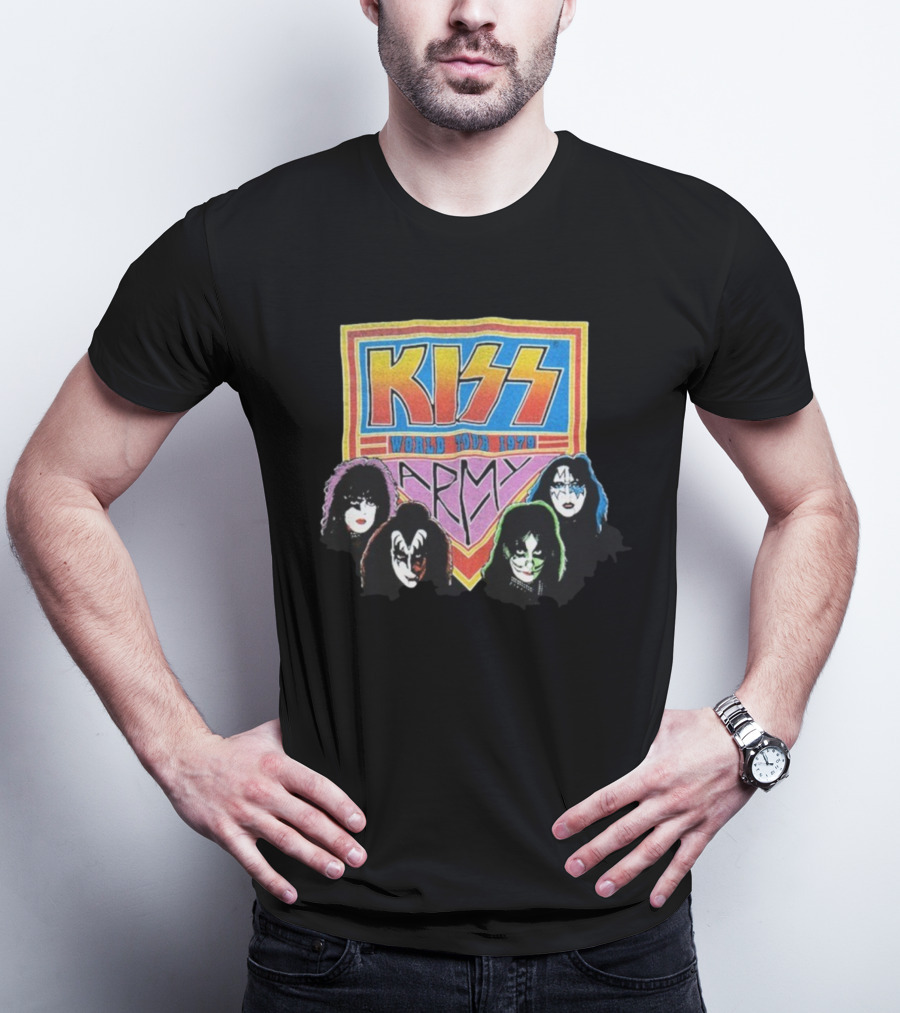 Kiss World Tour 1979 Army Klassics T-Shirt