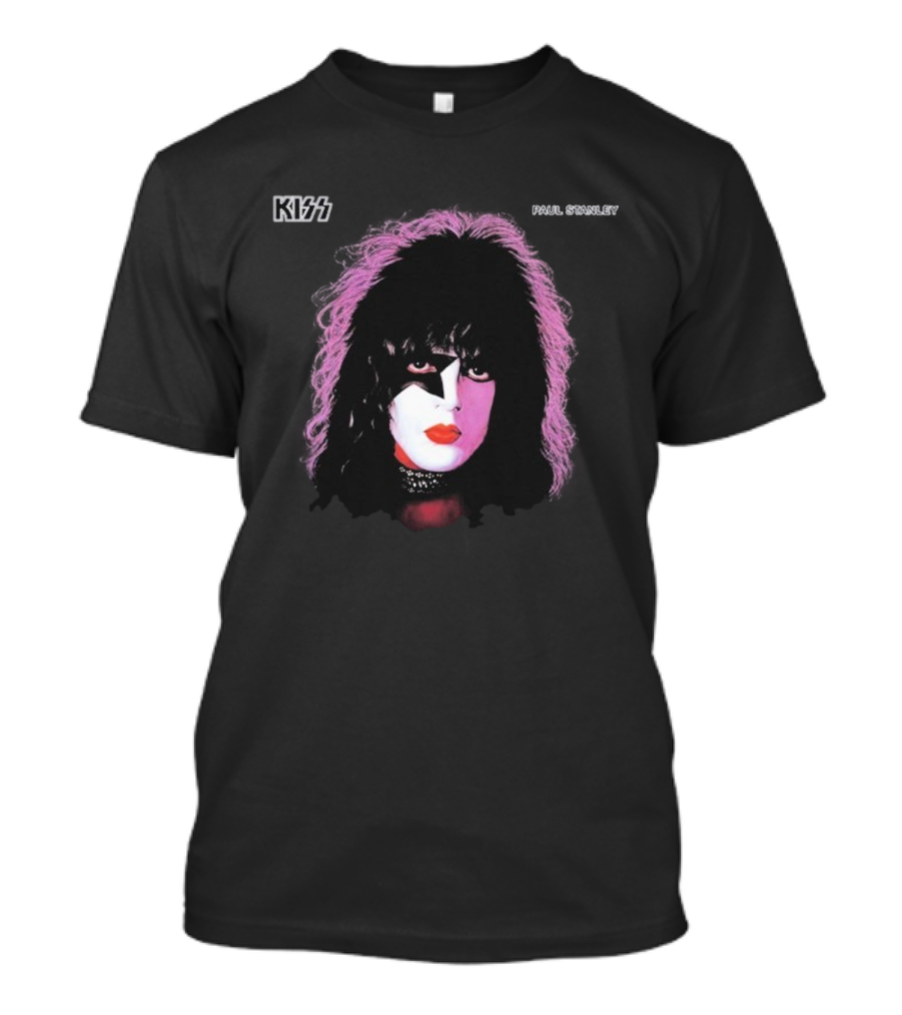 Kiss 1978 Paul Stanley Iconic Face Makeup Imagery T-Shirt